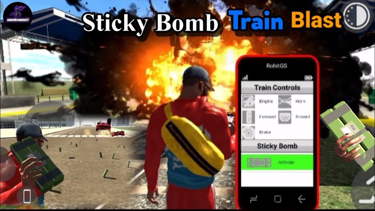 Sticky Bomb Blast Train Blast क्या Train Blast होगा??|HomieHarsit ...