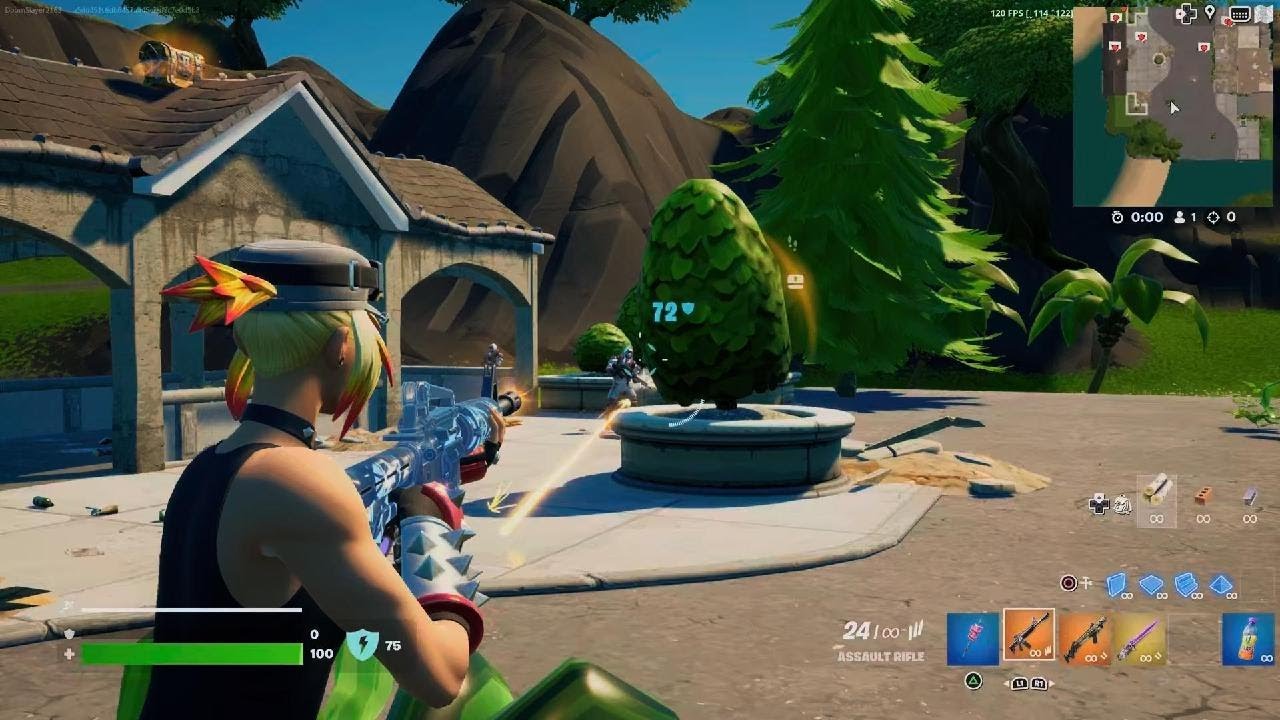4K Fortnite Gameplay with fps counter (Ray Tracing) - YouTube