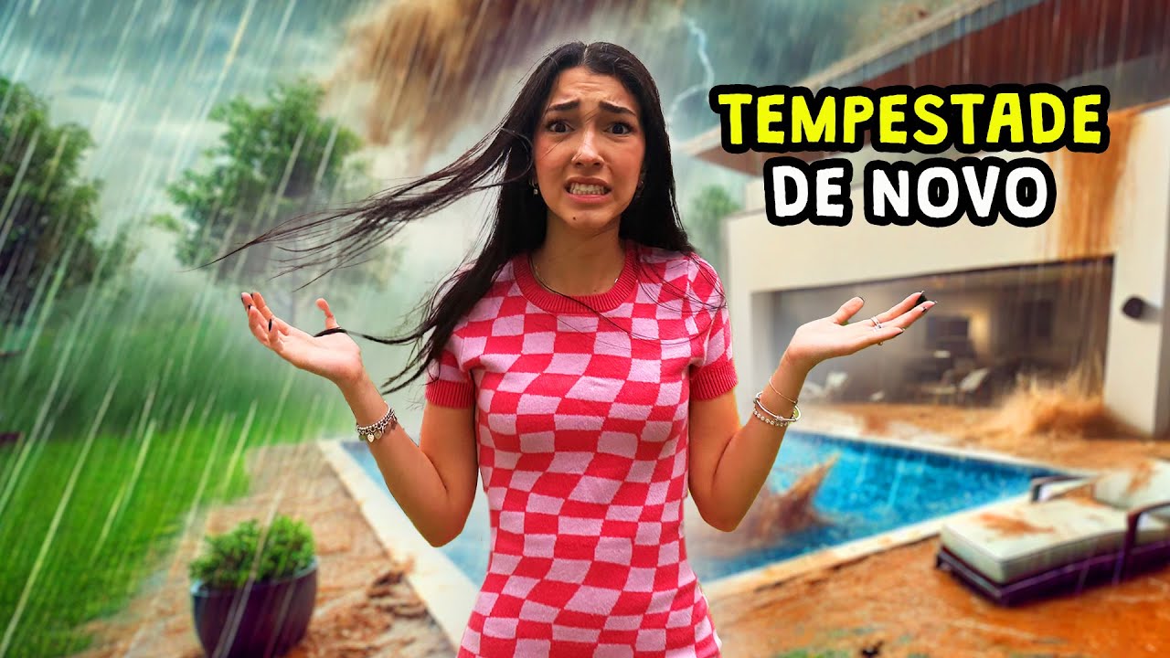 UMA NOVA TEMPESTADE CAUSOU ESTRAGOS NA MINHA CASA - YouTube