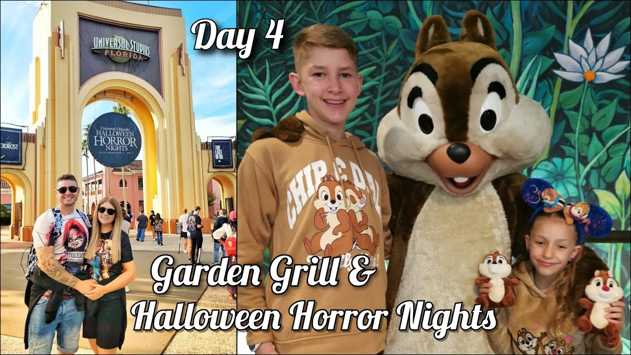Halloween Horror Nights 2023 👻 Breakfast with Chip & Dale | Universal ...