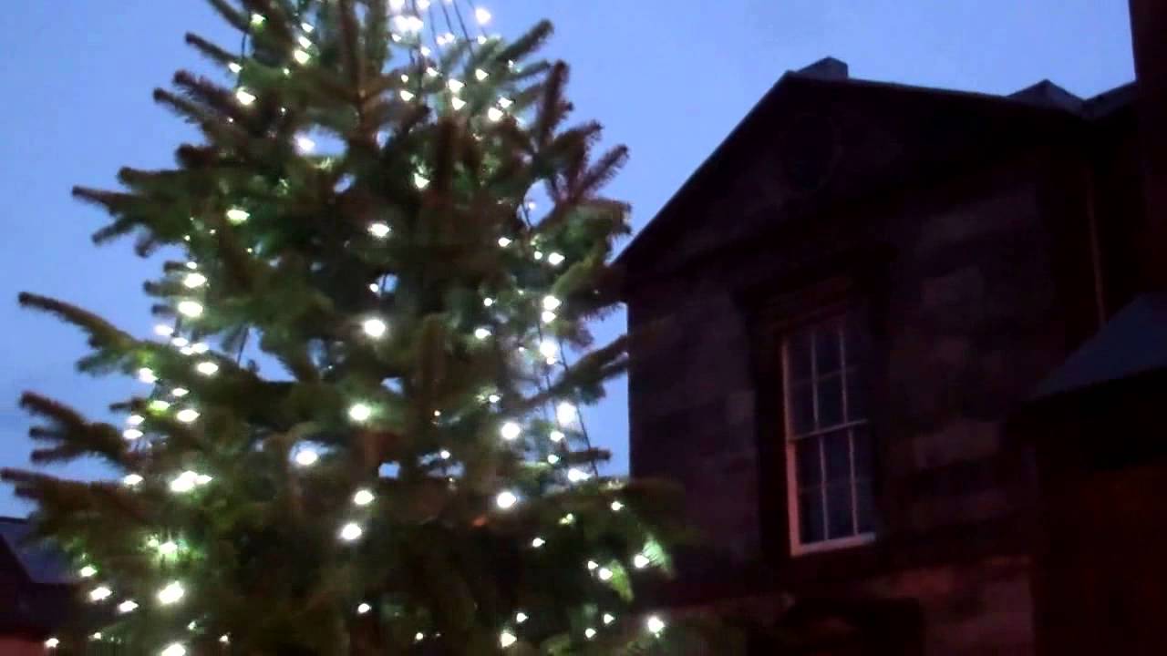 Christmas Tree And Lights Kinross Perthshire Scotland - YouTube