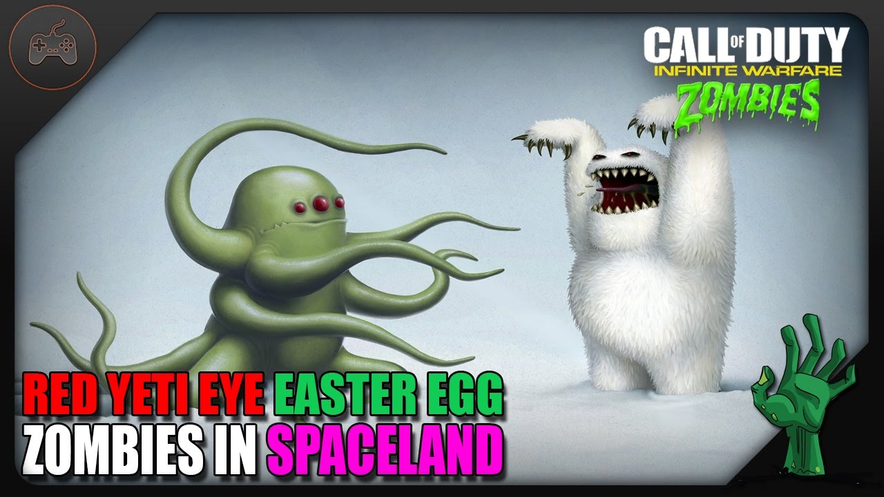 Zombies In Spaceland Red Yeti Eye Easter Egg | 1st Step Has Been Found ...