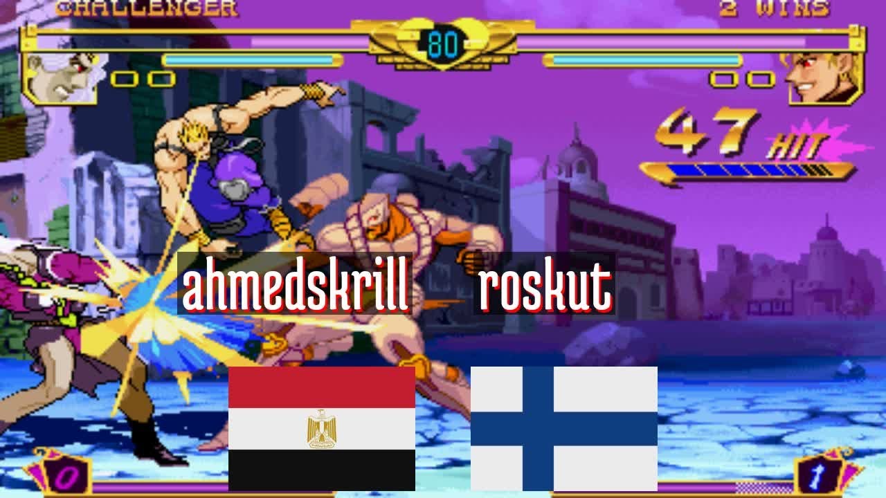 FT5 @jojobanr1: ahmedskrill (EG) vs roskut (FI) [JoJo HFTF jojoban ...