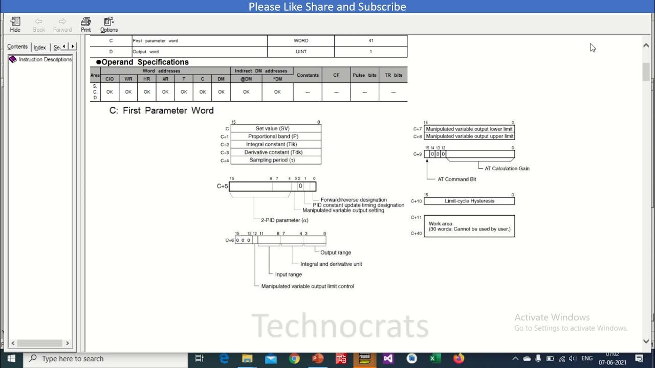 Omron PLC PID Instruction - YouTube
