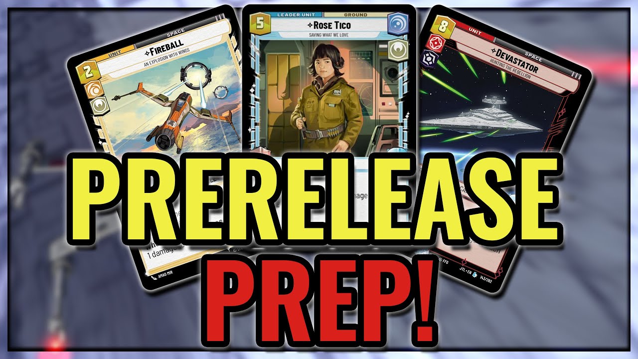 PRERELEASE 101! | Star Wars Unlimited JTL Prerelease Guide - YouTube