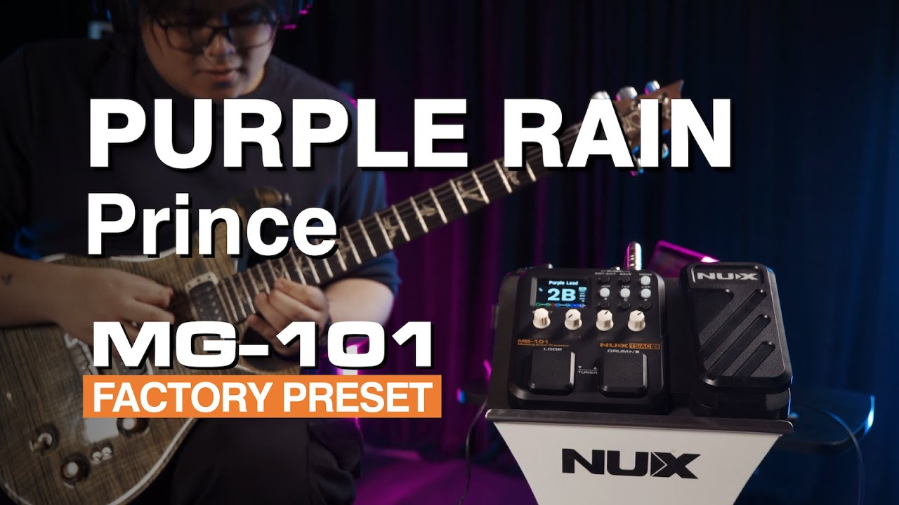 "Purple Rain" Lead | NUX MG-101 Factory Presets Demo - YouTube