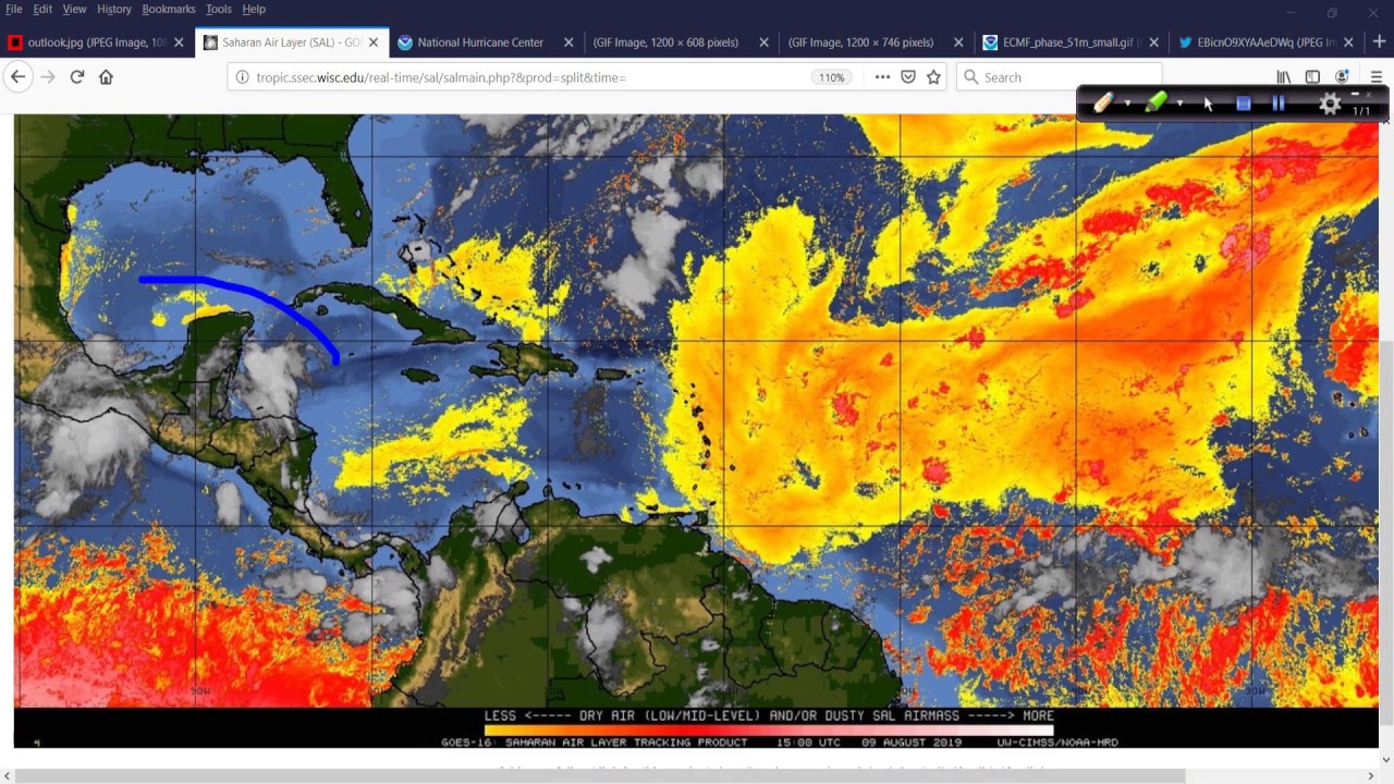 August 9 Hurricane Outlook and Discussion - YouTube