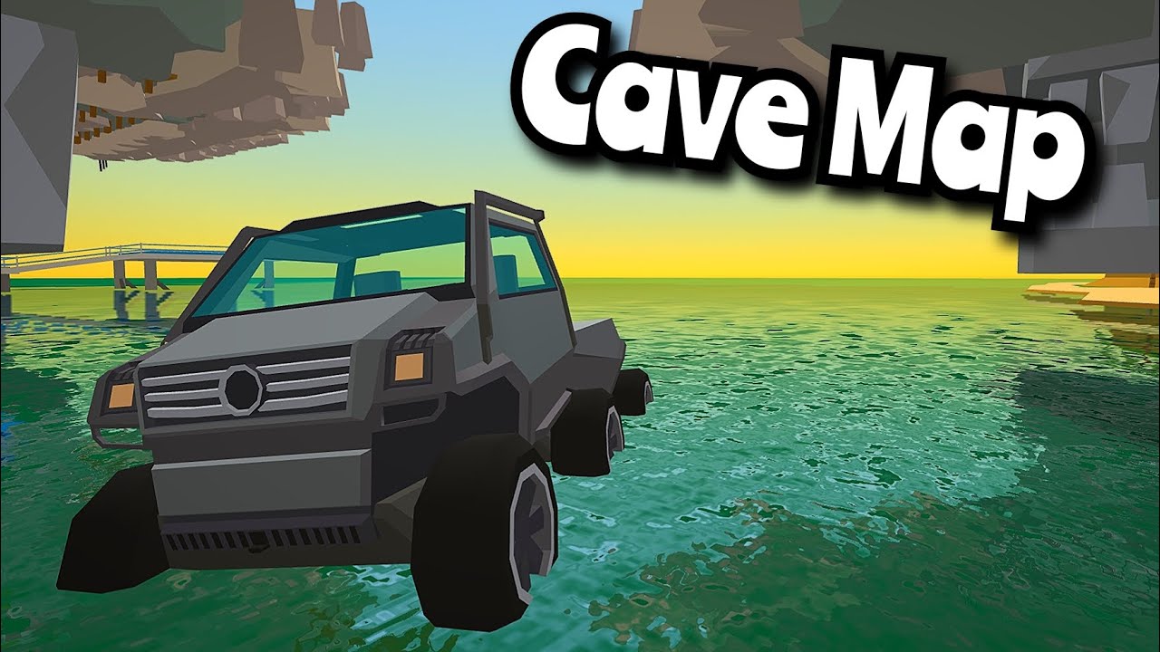 Cave Driving Map in Simple Sandbox 2 - YouTube