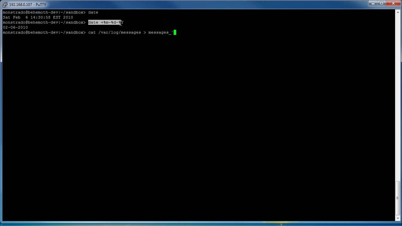 How To: Use Nested Commands in Linux (Beginner) - YouTube