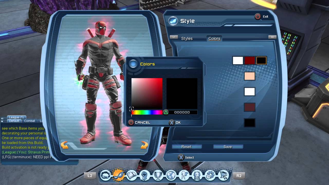 DCUO Styles: Deadpool pvp style Chimmychanga! - YouTube