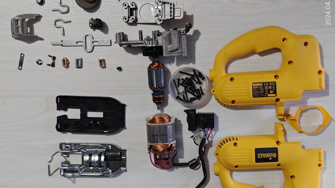 DeWALT DW341 - QS ремонт электролобзика. - YouTube