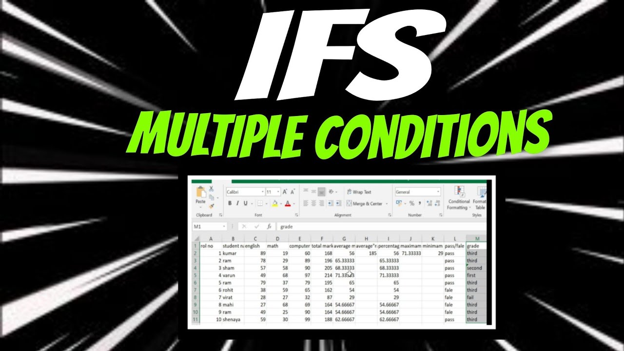 Ifs Formula In Excel Ifs Formula In Excel With Multiple Conditions Ifs Formula In Excel Ifs Formula In Excel With Multiple Conditions