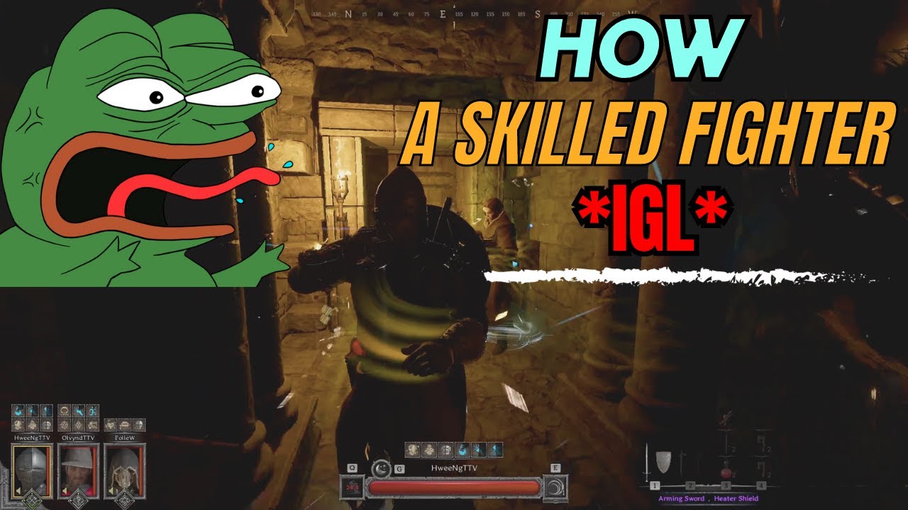 HOW A SKILLED FIGHTER IGL - Dark and Darker - YouTube