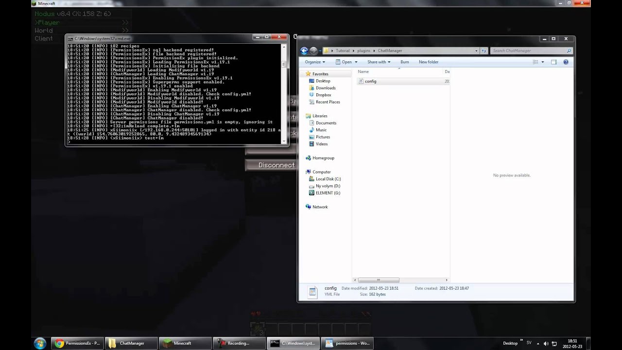 PermissionsEx Tutorial (Minecraft Server Plugin) - YouTube