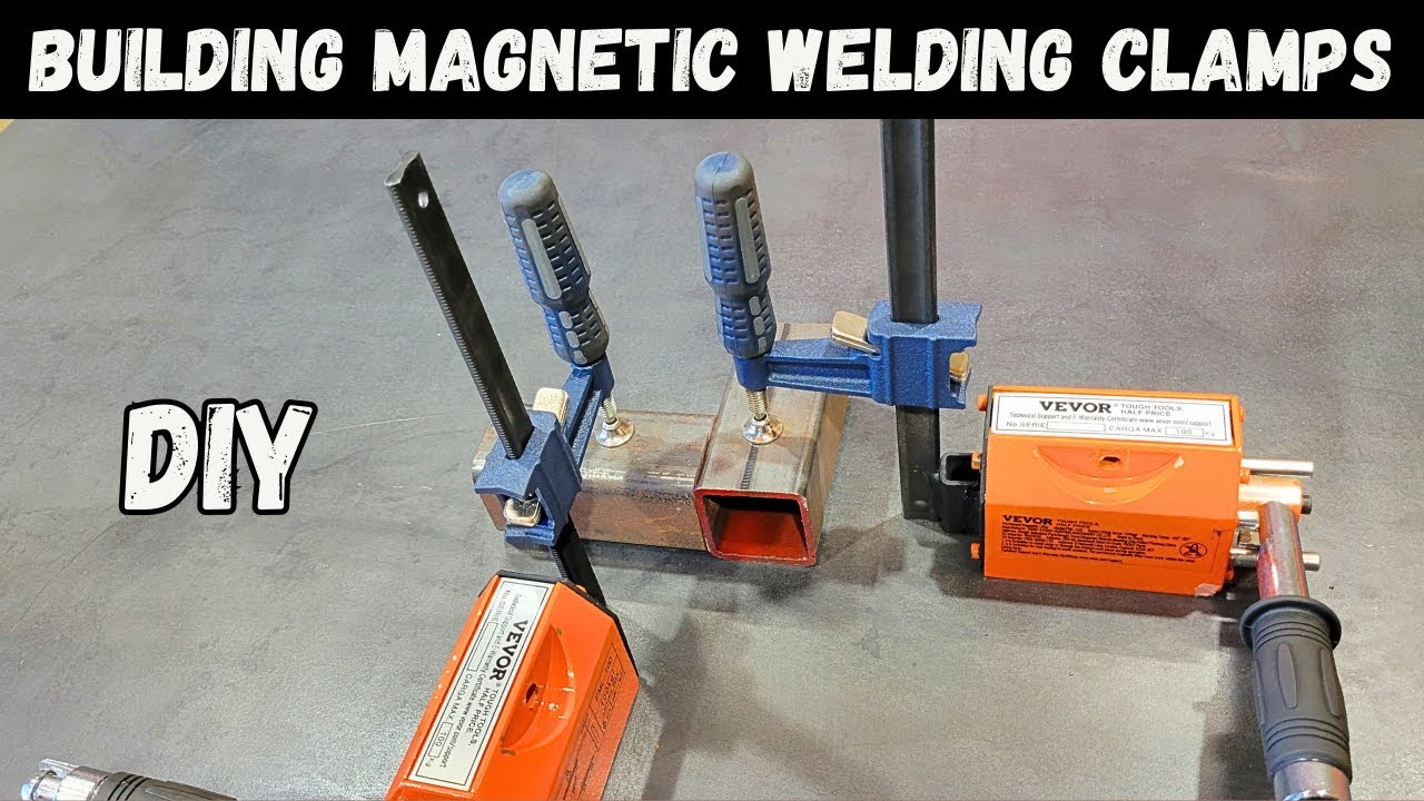 DIY Magnetic Welding Clamps Build! No Fixture Table Needed! - YouTube