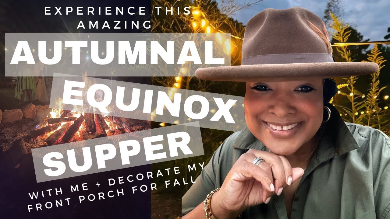 Attend An Autumn Equinox Supper With Me + Fall DIY Porch Decorations ...