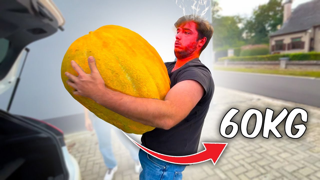 HIJ KOOPT DE GROOTSTE POMPOEN TER WERELD! 😱😂 #181 - YouTube