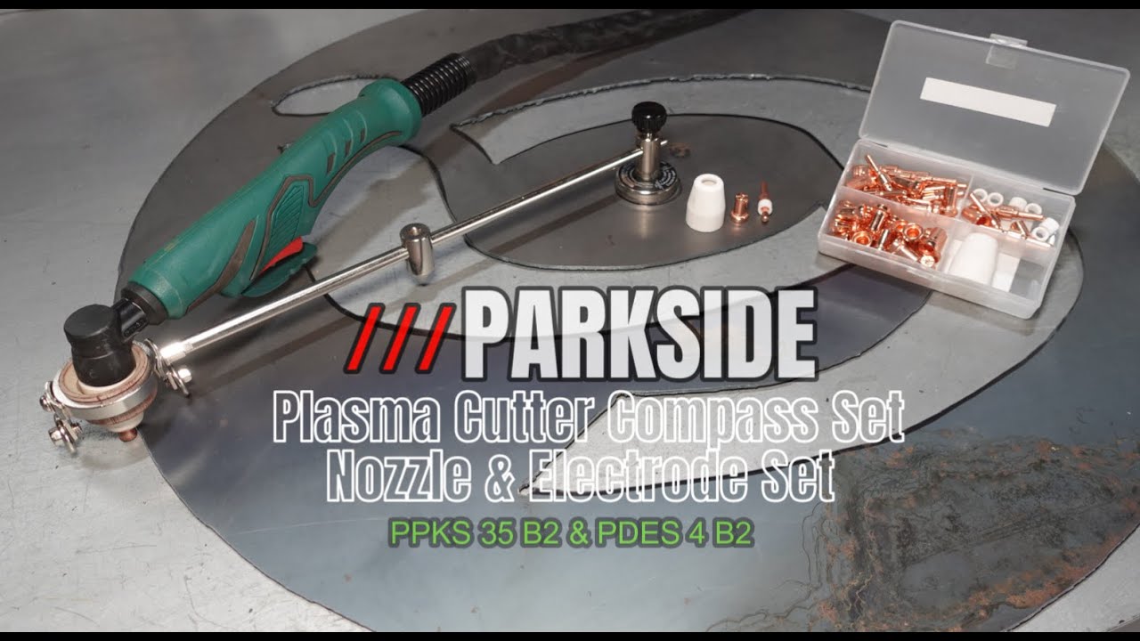 PARKSIDE / Plasma Cutter Compass Set / Nozzle & Electrode Set [ PPKS 35 ...