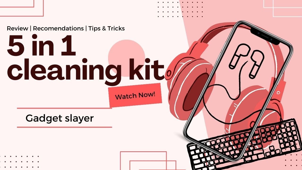 Ultimate 5 in 1 Cleaning Kit: Revive Your Laptop, Headphones, and ...