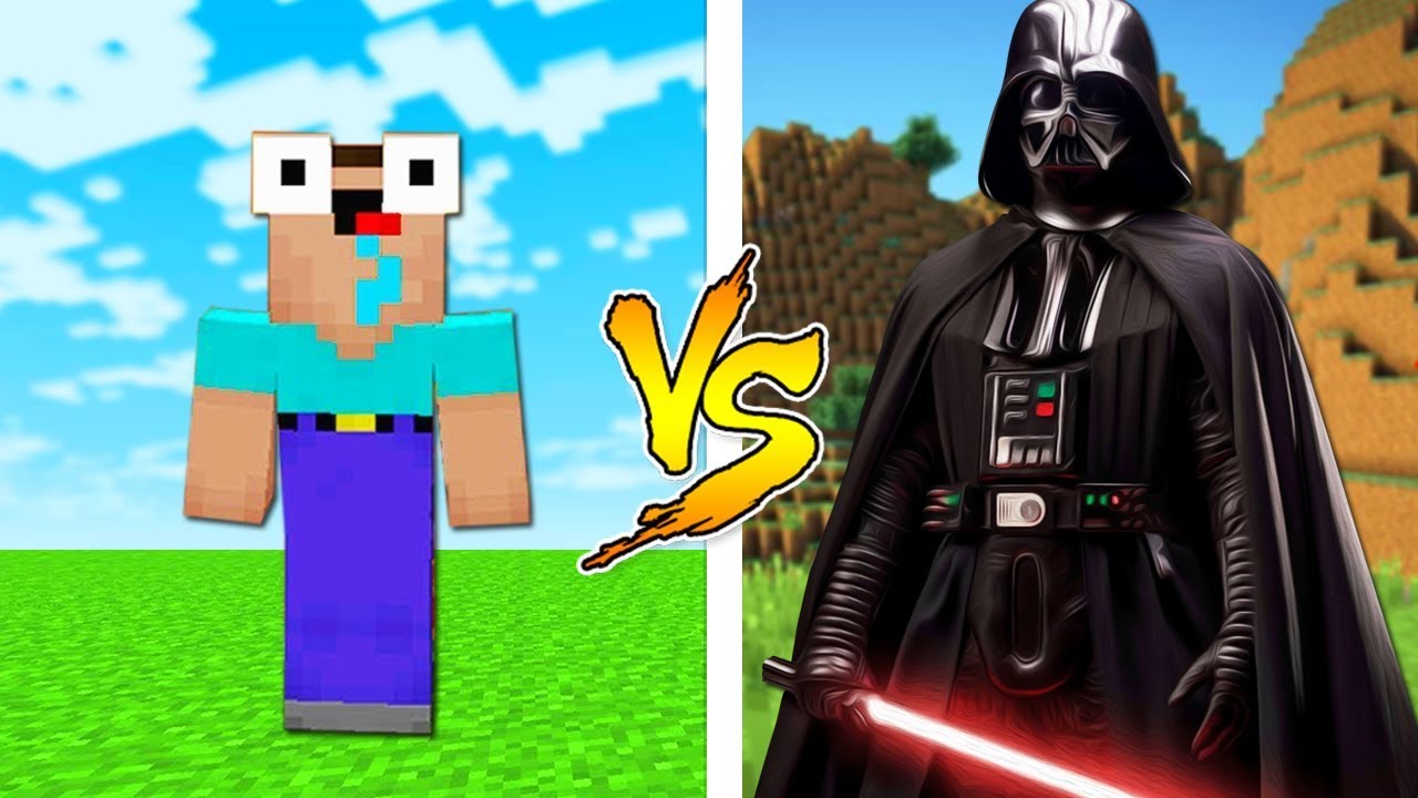 NOOB vs DARTH VADER MUTANT (Star Wars) in MINECRAFT - YouTube