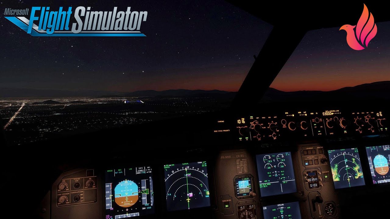 MSFS 2020 | Beautiful sunset landing into Santiago de Chile | Fenix ...