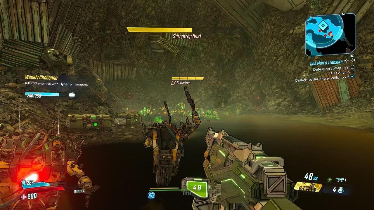 Borderlands 3- Clearing Scraptrap Nest - YouTube