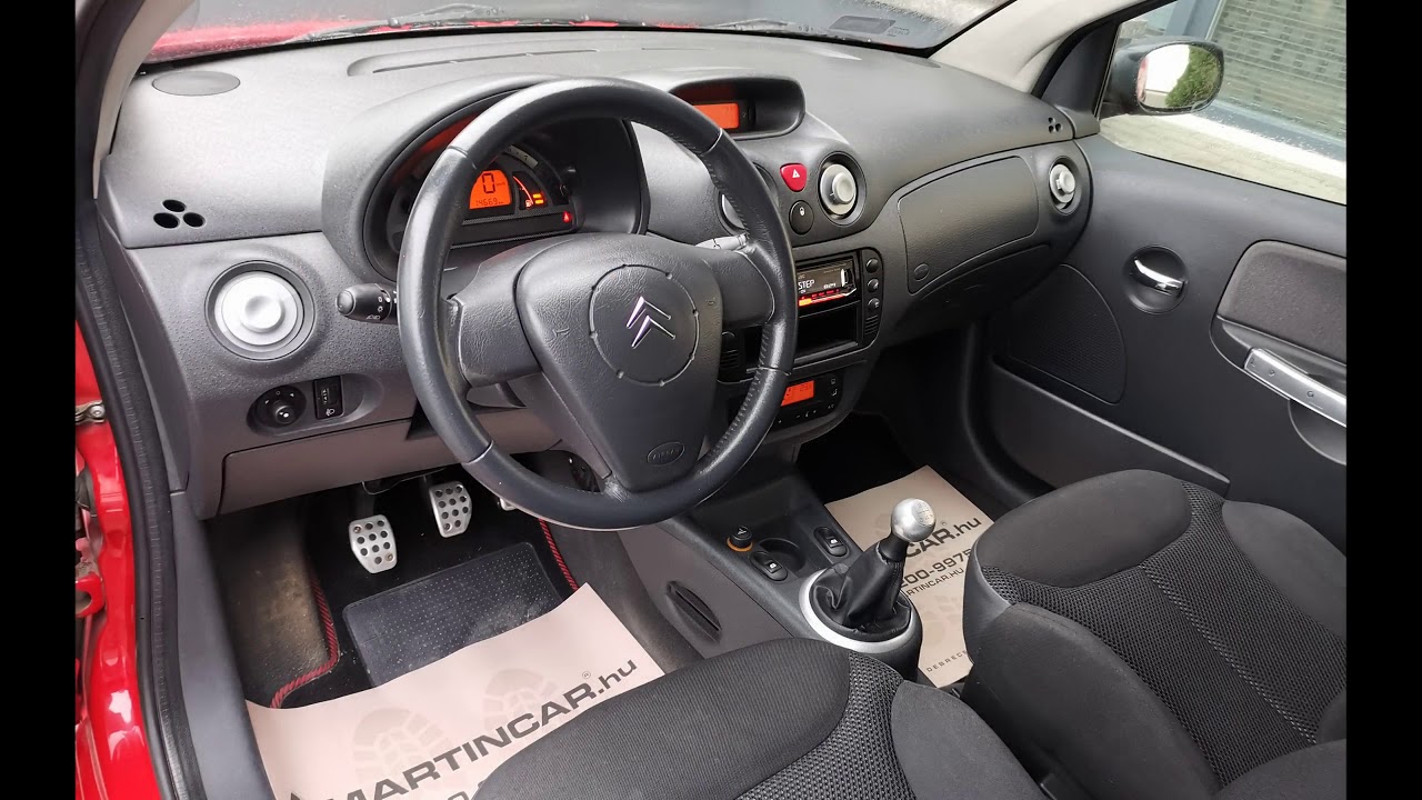 CITROEN C2 1.6 VTS Impozáns Power Red Edition + Szervizkönyv!! - YouTube