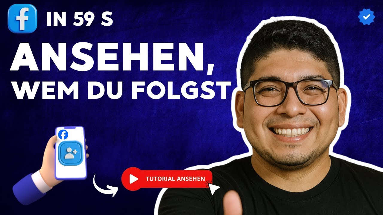 Wie Man SIEHT, WEN Man auf FACEBOOK Folgt in 59 S - YouTube