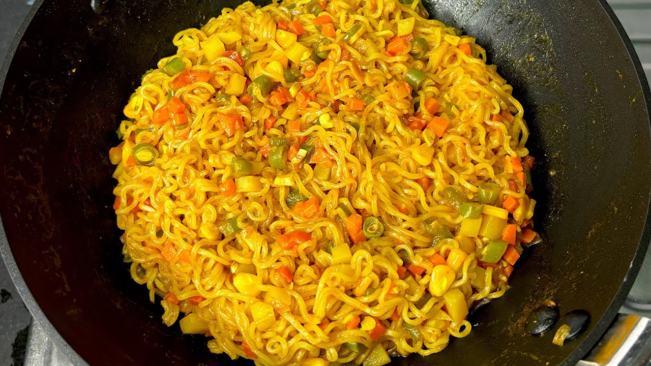 Mix Vegetable Maggi | How to make Maggi with Vegetables | Healthy ...