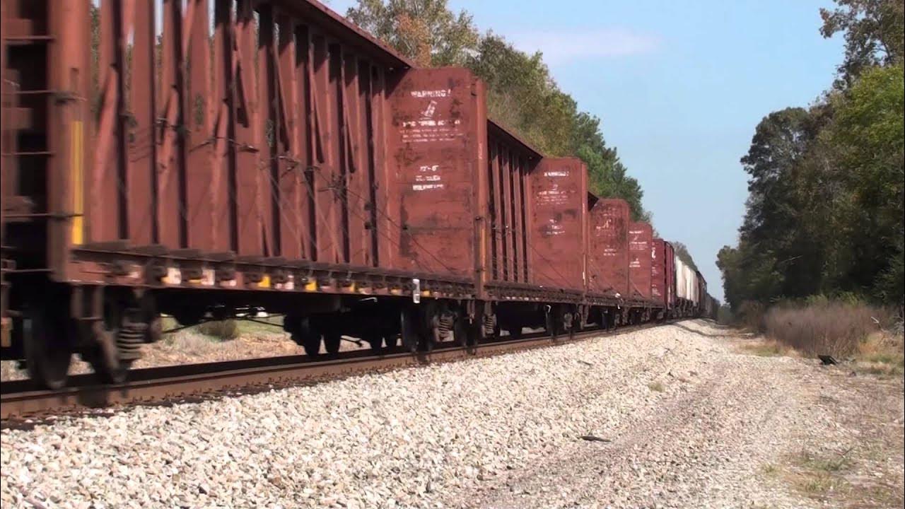 NS SD40-2 #3292 leads A55 at Tannehill, Alabama - YouTube