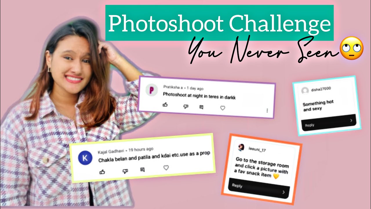 A * REAL* Photoshoot Challenge Video 🥶 Challenging Dares From Instagram ...