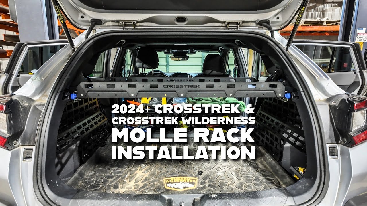2024+ Subaru Crosstrek and Crosstrek Wilderness Molle Rack and Slider ...