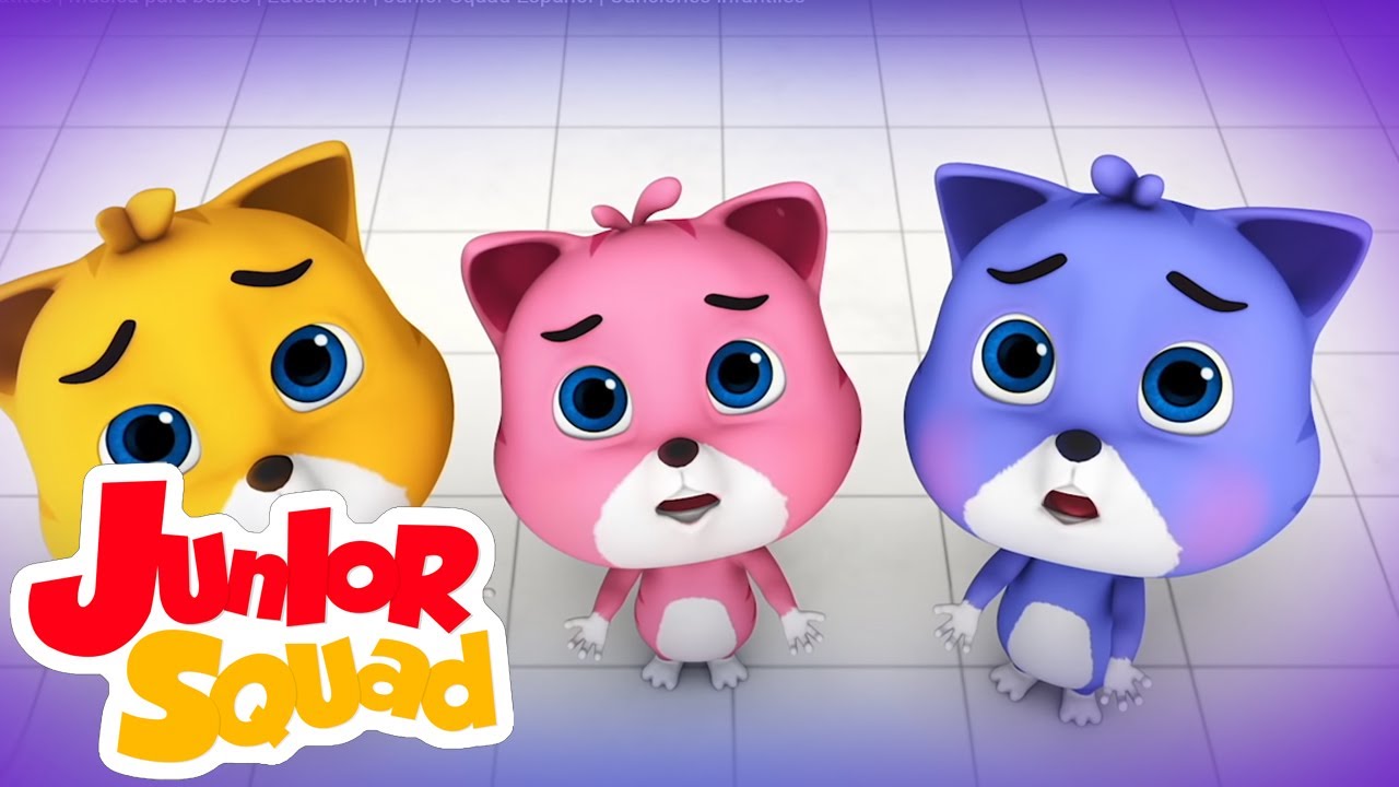 Tres gatitas | Dibujos animados | Junior Squad Español | Canciones ...
