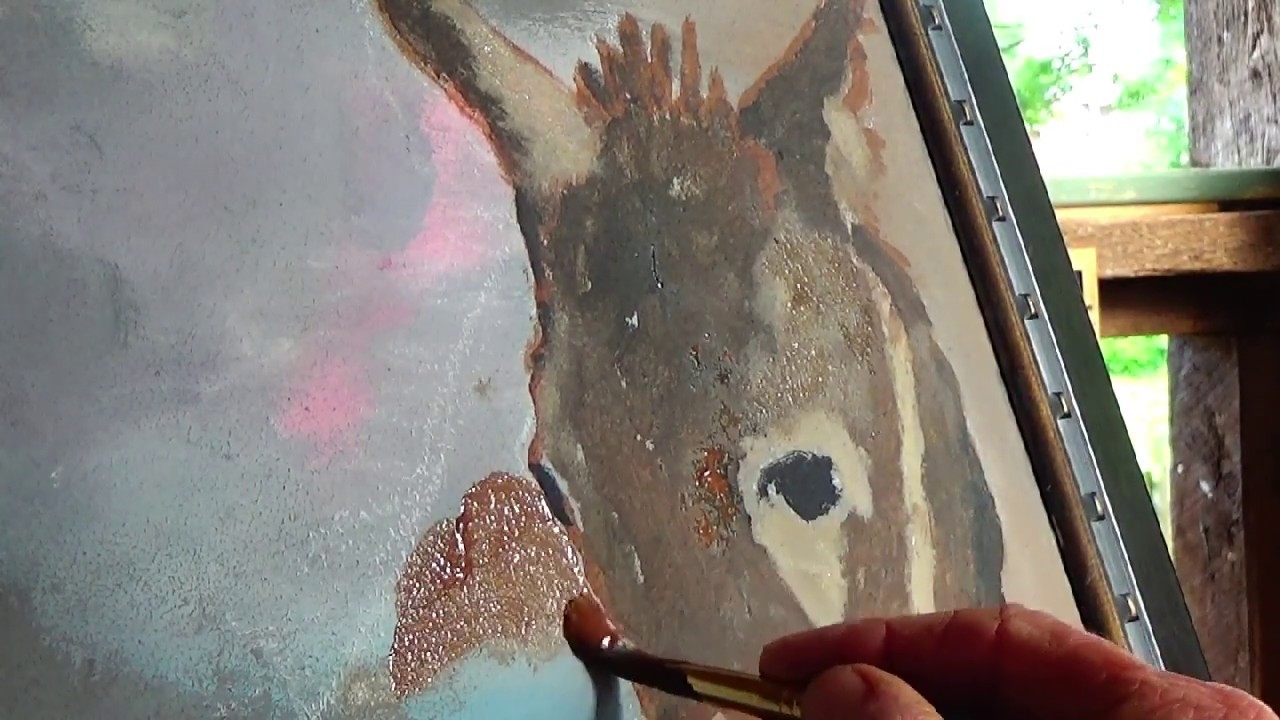 MULE PAINTING / ARTWORK / Cabin Time! - YouTube
