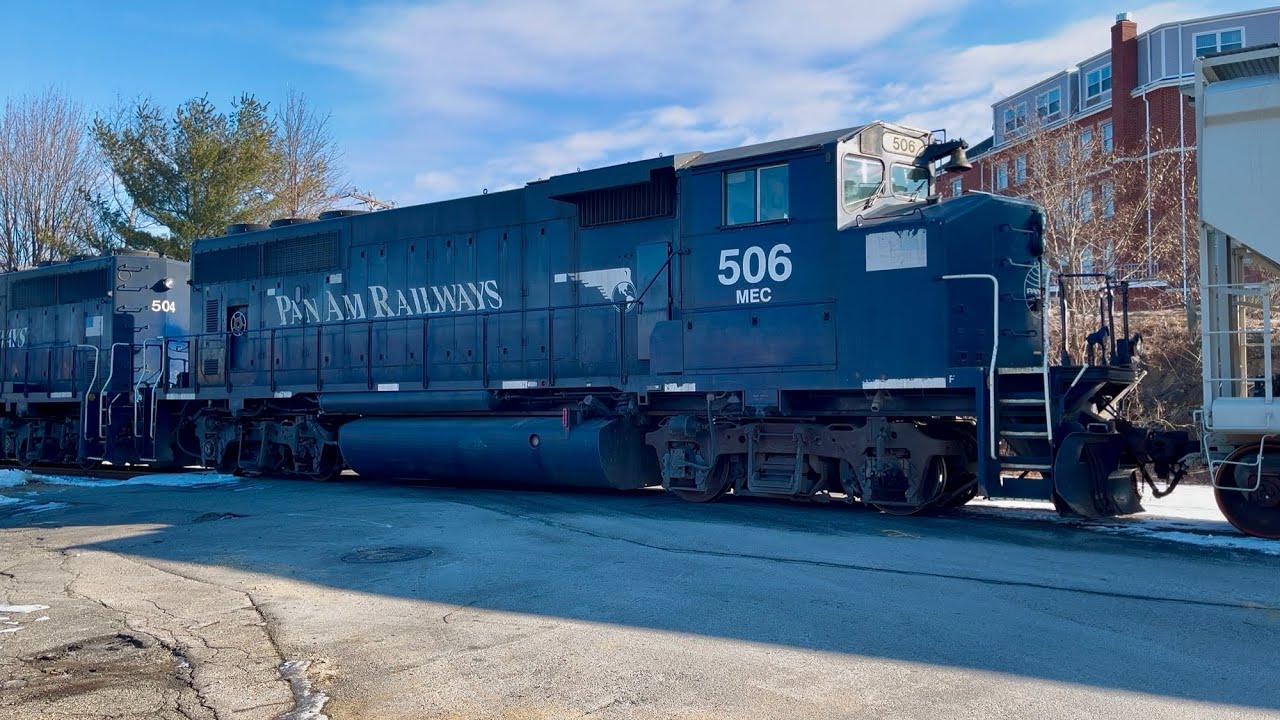 New Location - Pan Am Railways MEC 504 and MEC 506 at Green Street ...