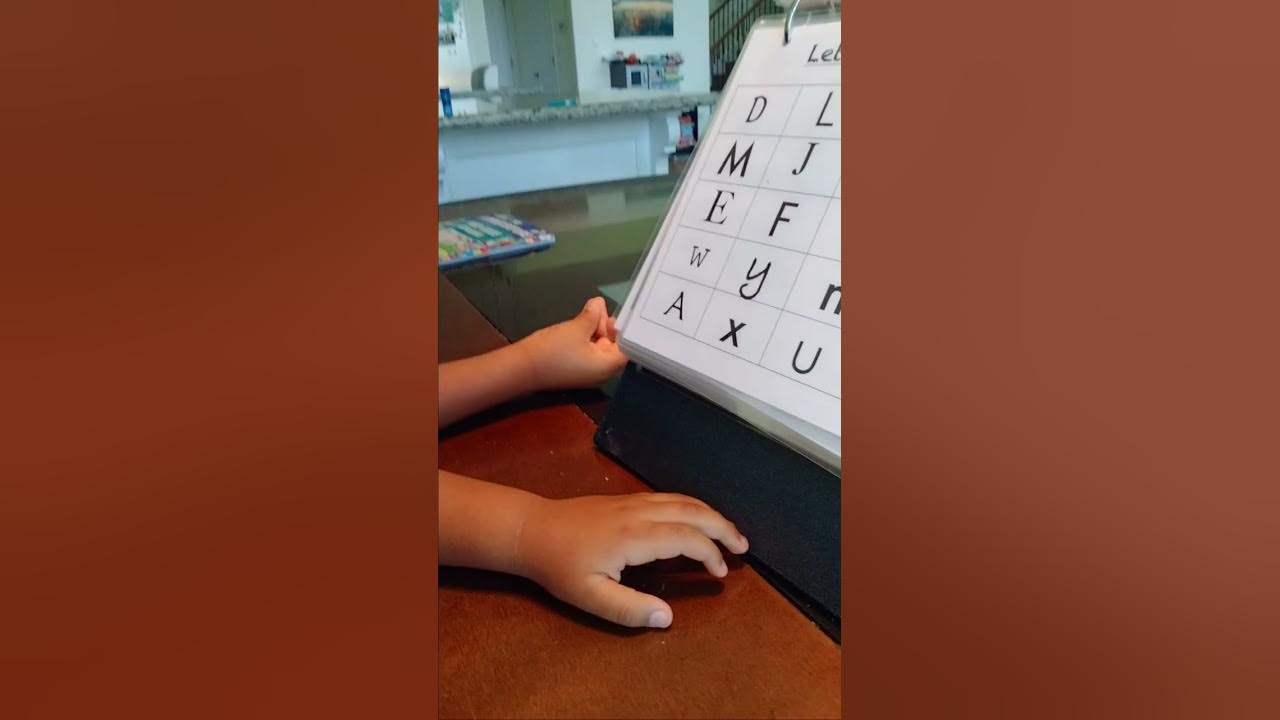 Kindergarten Fluency Folder with my four year old Jeremiah - YouTube