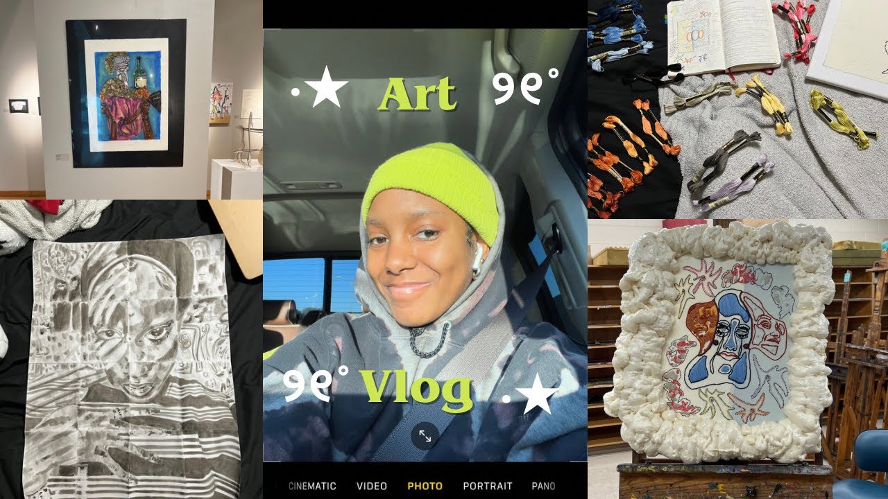 ☆⋆ art vlog ‧★ a week ( ish) of art as an art student - YouTube