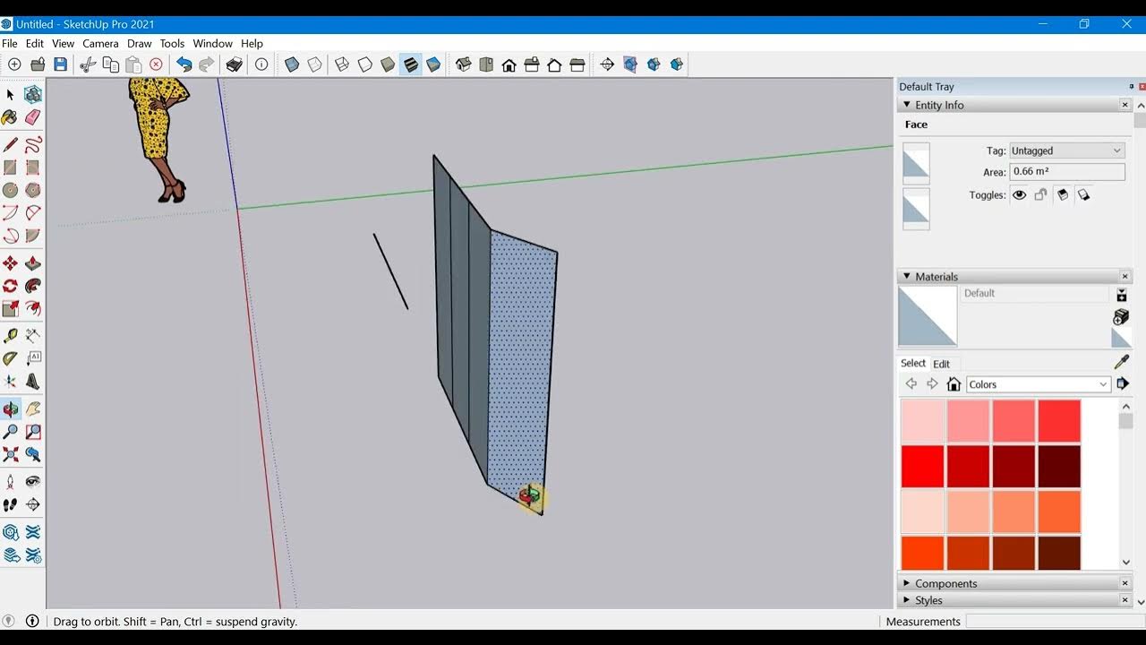 SketchUp Basic - Rotate Tool - YouTube