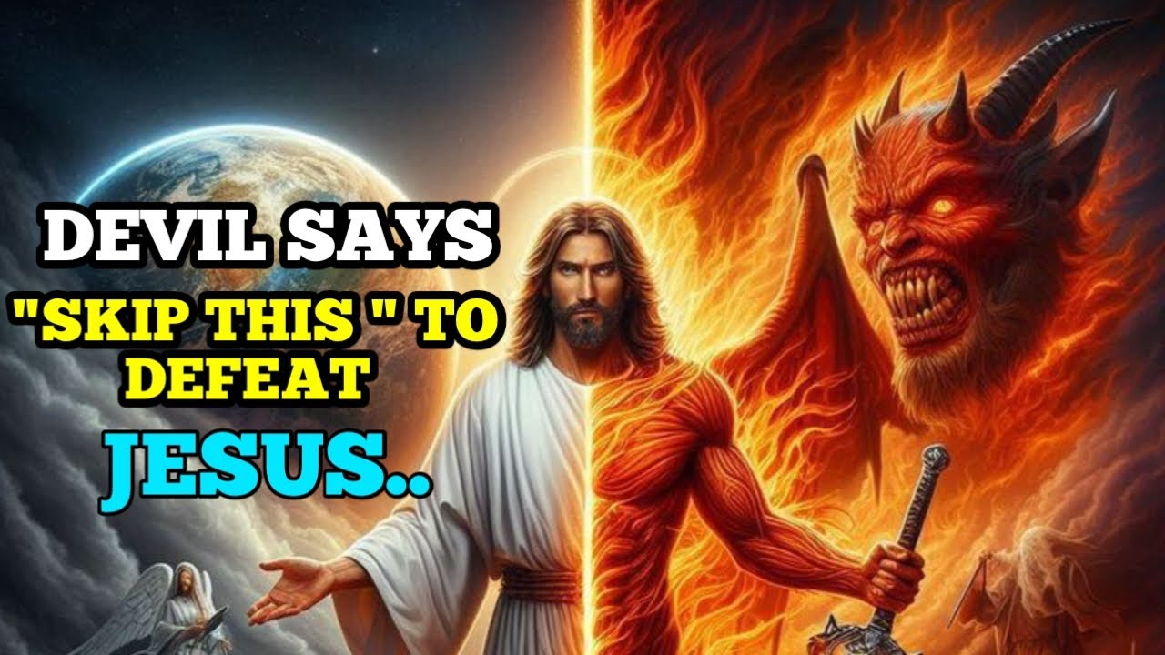 God says ️ devil says skip this to defeat Jesus | God message for you ...