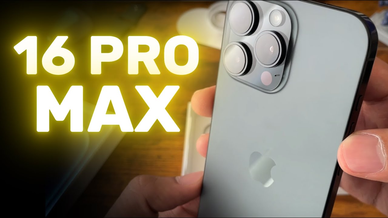 iPhone 16 PRO MAX Full Review [Black Titanium] - YouTube
