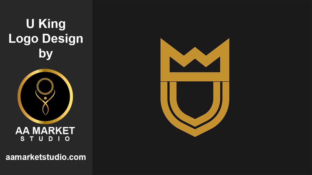 U King Logo Design By AA Market Studio - YouTube