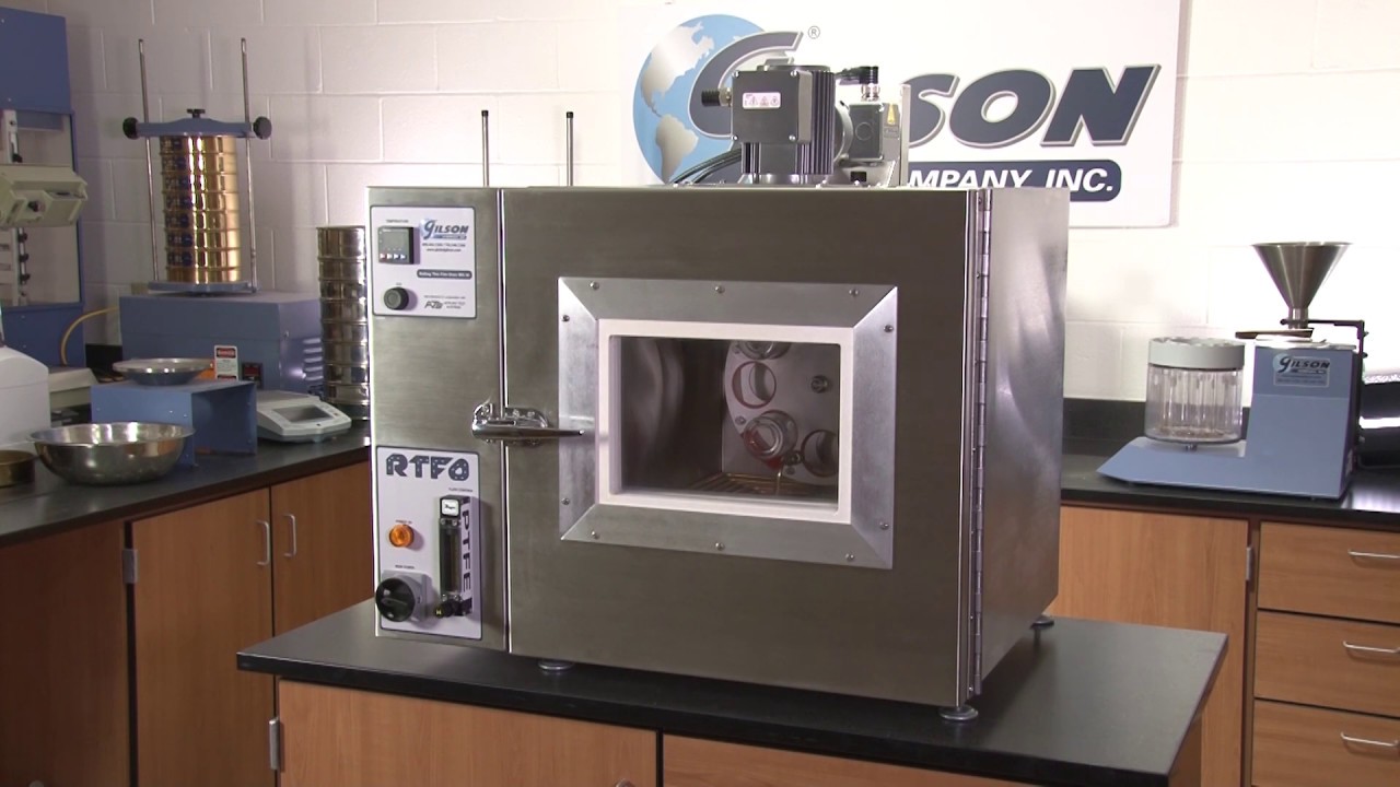 Gilson Rolling Thin Film Oven (RTFO) (MO-36) - YouTube