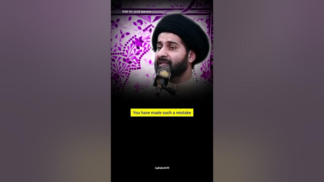 Maa jab ta zinda hey qadar Jana kar allama syed Arif Hussein kazmi status - YouTube