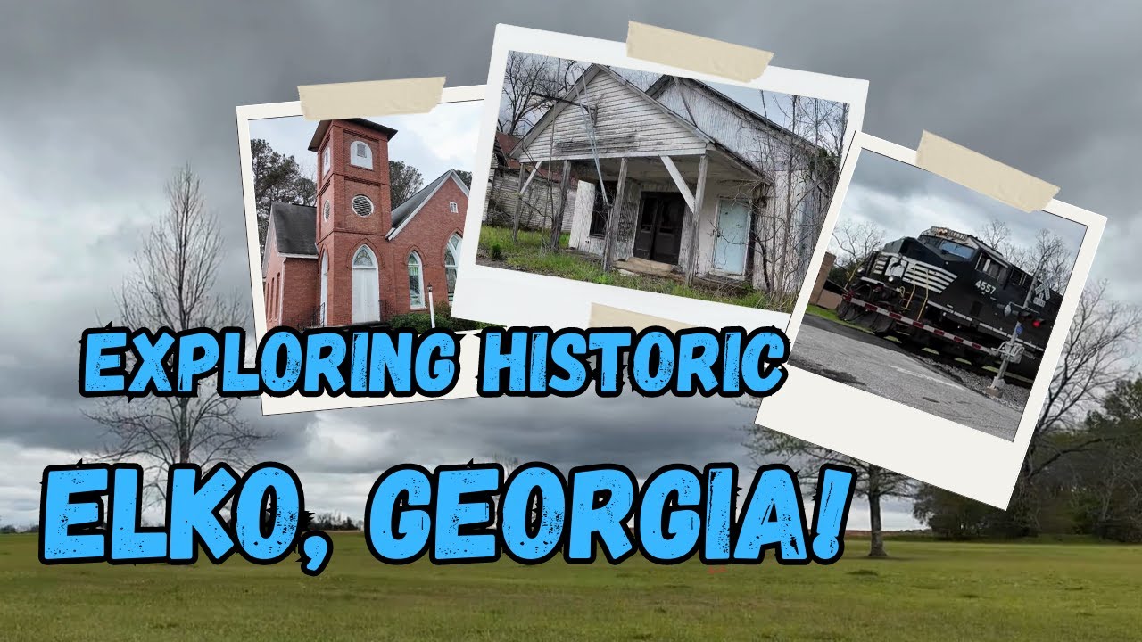 What's Left of a Once Thriving Railroad Town Elko, Georgia - YouTube