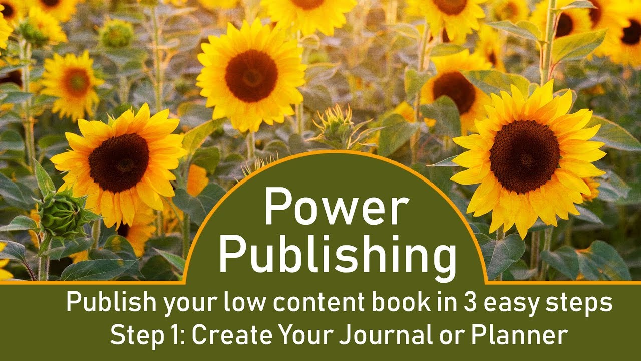 Power Publishing Step 1 Create your journal or planner in PowerPoint ...