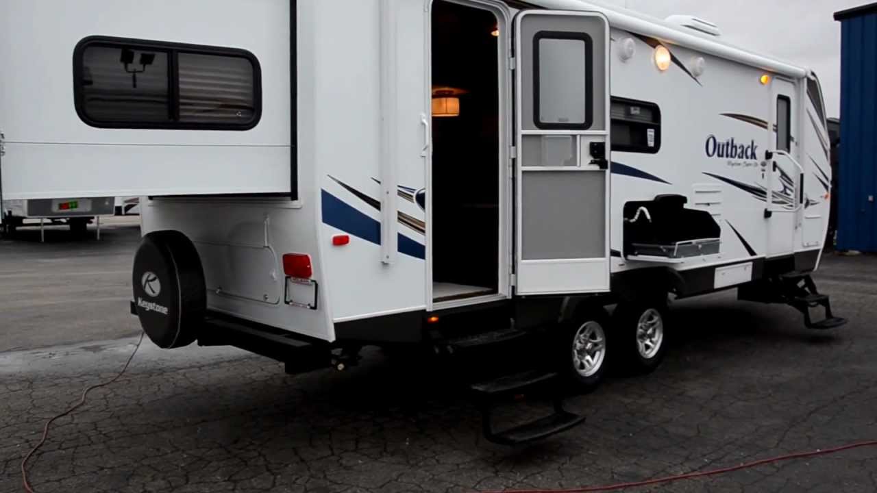 29661-2013 Keystone RV OUTBACK TRAVEL TRAILER 250RS - YouTube