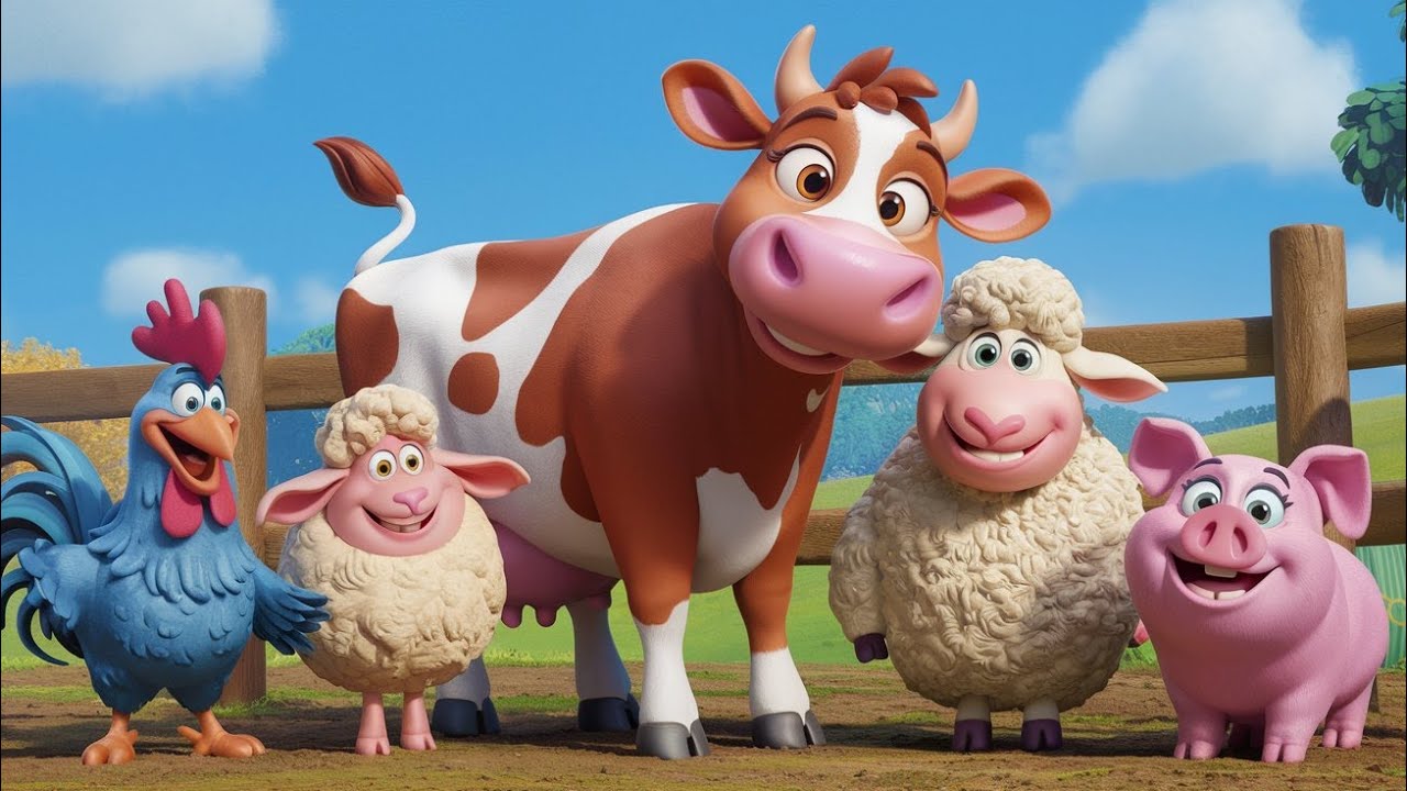 old MacDonald had a farm song for kids and nursery rhymes @CoComelon ...