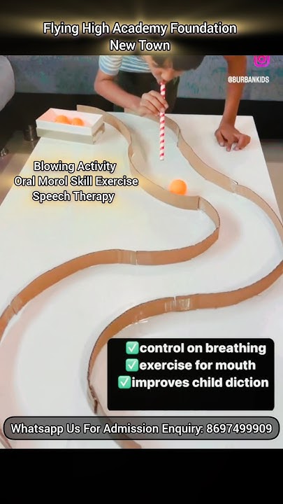 ORAL MOTOR SKILL | BLOWING ACTIVITY TO DEVELOP SPEECH | SPEECH THERAPY ...