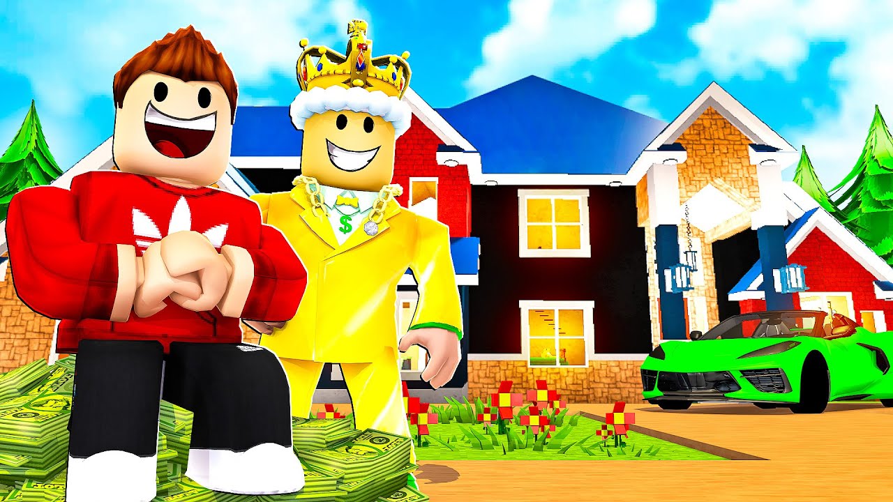 Unser Erstes Luxus Haus Roblox Youtube
