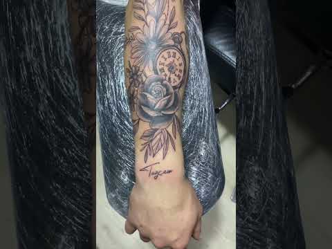 Realistic kol dövmeleri #rosetattoo